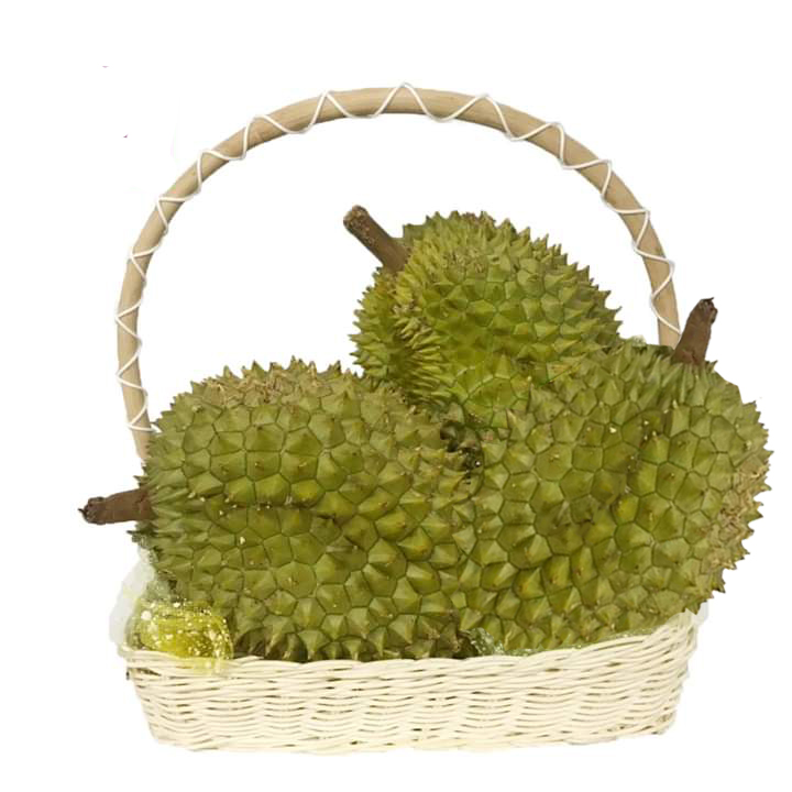 Basket of 3 durians - Hochiminh24hrsflorist